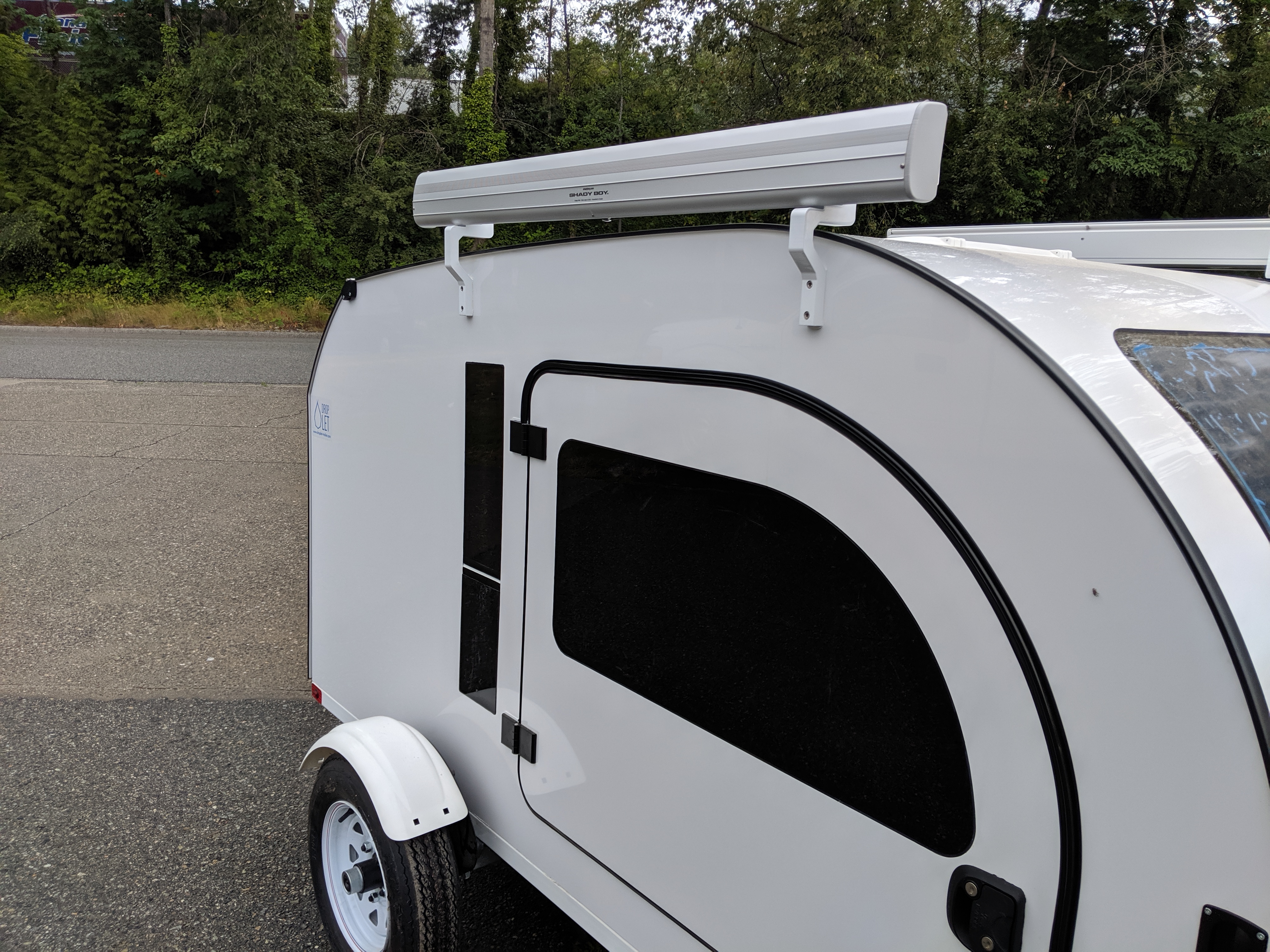 Awning (Optional) - DROPLET TRAILER - New age compact camper